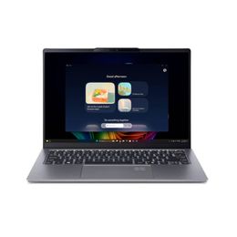 Acer Swift Go 14 AI OLED, SFG14-64, Ultrabook/Laptop, 14" OLED 1920 x 1200 60 Hz, AMD Ryzen 7 350, 16GB RAM, 512GB SSD, Radeon, Windows 11 Home, Silber