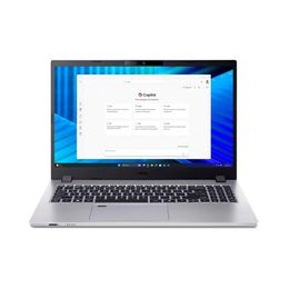 Acer TravelMate P2 TMP215-75-G2-TCO, Laptop/Ultrabook, Business, 15.6" Display, Intel, 3 Jahre Garantie, Silber