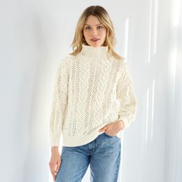 Anleitung 122/3, Pullover aus Inja von Junghans-Wolle