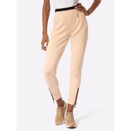 Heine Damen Jogg Pants, Braun, Gr. 38, R&ouml;hrenhosen, Material: Modal