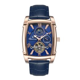 Heritor Automatikuhr Valentin mit Lederarmband und Datum