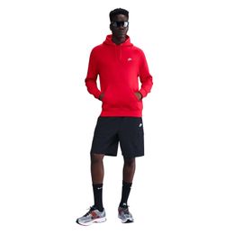Nike - "Club" Hoodie zum &Uuml;berziehen f&uuml;r Herren, Fleece (Uni Rot)