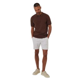 Threadbare. Threadbare - "Whittley" Poloshirt f&uuml;r Herren, kurz&auml;rmlig (Walnussbraun)