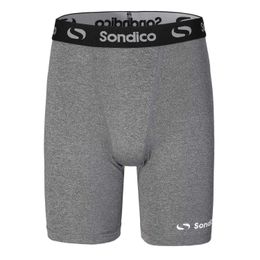 Sondico - "Core 6" Baselayer-Unterhose f&uuml;r Herren (Grau meliert)