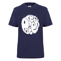 Pretty Green - T-Shirt f&uuml;r Herren, Rundhalsausschnitt (Marine)
