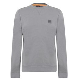 BOSS - "Westart" Sweatshirt f&uuml;r Herren, Rundhalsausschnitt, Premium-Baumwolle (Holzkohle)