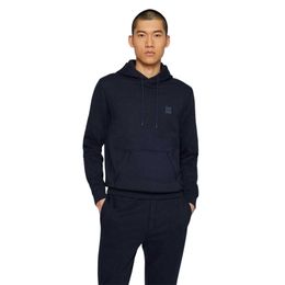 BOSS - "Wetalk" Hoodie zum &Uuml;berziehen f&uuml;r Herren (Marine)