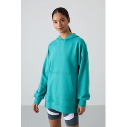 &Uuml;bergro&szlig;er bedruckter Kapuzenpullover