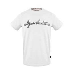 Aquascutum - T-Shirt f&uuml;r Herren, Rundhalsausschnitt, Jersey (Wei&szlig;)