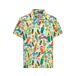King Kerosin Herren Hawaii Hemd Tiki Cocktails