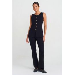 Hoch geschnittene Bootcut-Leggings