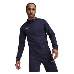 Puma - "TeamFINAL Casuals" Hoodie mit durchgehendem Rei&szlig;verschluss f&uuml;r Herren (Marine)
