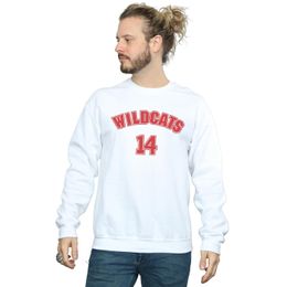 Disney - "High School Musical The Musical Wildcats 14" Sweatshirt f&uuml;r Herren (Wei&szlig;)