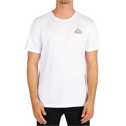 Kappa - T-Shirt f&uuml;r Herren, Regul&auml;r (Wei&szlig;)