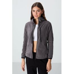 Damen Fleece-Zip-Hoodie