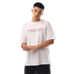 Marshall Artist - T-Shirt f&uuml;r Herren, Regul&auml;r (Wei&szlig;)