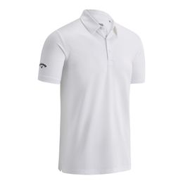 Callaway - Poloshirt, Unifarben f&uuml;r Herren (Leuchtend Wei&szlig;)