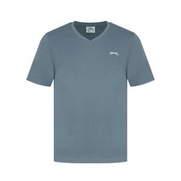 Slazenger - T-Shirt f&uuml;r Herren, Baumwolle (Graublau)