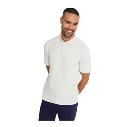 Threadbare. Threadbare - "Halliwell" Poloshirt f&uuml;r Herren, kurz&auml;rmlig (Ecru)