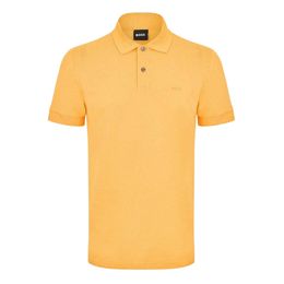 BOSS - "Firenze" Poloshirt f&uuml;r Herren, Baumwolle (Mittel Orange)
