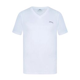 Slazenger - T-Shirt f&uuml;r Herren, Baumwolle (Wei&szlig;)