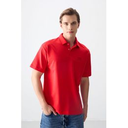 &Uuml;bergr&ouml;&szlig;e Polo-Kragen T-Shirt