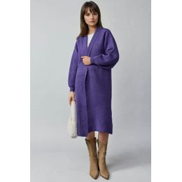 Langer Strickwaren-Cardigan