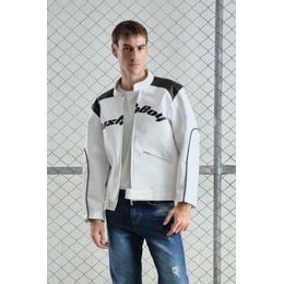 Vollzipper Bikerjacke