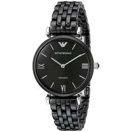 Emporio Armani AR1487 Schwarz Keramik Damenuhr