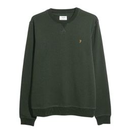 Farah - Sweatshirt f&uuml;r Herren, Rundhalsausschnitt, Bio-Baumwolle (Immergr&uuml;n)