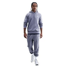 Nike - "Club" Hoodie zum &Uuml;berziehen f&uuml;r Herren, Fleece (Gespenst/Wei&szlig;)