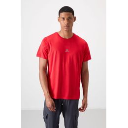 Herren Uni Kirschkern Crewneck T-Shirt