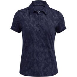 Under Armour - "Playoff 3.0" Poloshirt f&uuml;r Damen, Jacquard (Blau)