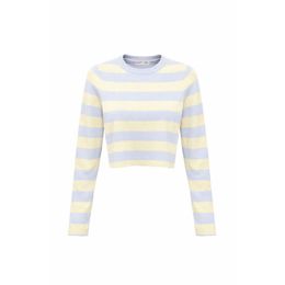 Gestreifter Strickpullover