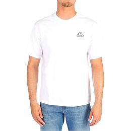 Kappa - T-Shirt f&uuml;r Herren, Baumwolle (Wei&szlig;)