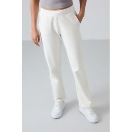 Damen-Fleece-Sweatpants mit geradem Bein
