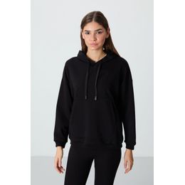 Oversized Kapuzen-Sweatshirt mit Tasche