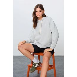 Oversized Kapuzenpullover mit Tasche