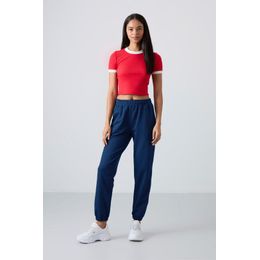 Damen Hochtaillierte, L&auml;ssige Fleece-Jogginghosen