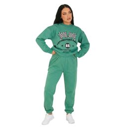 Missy Empire - Sweatshirt f&uuml;r Damen (Gr&uuml;n)