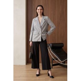 Damen Crepe Blazerjacke