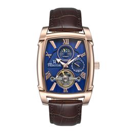 Heritor Automatikuhr Valentin mit Lederarmband und Datum