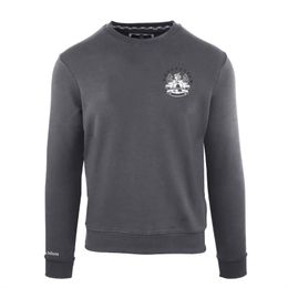 Aquascutum - Sweatshirt f&uuml;r Herren, Rundhalsausschnitt (Schwarzgrau)