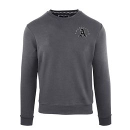 Aquascutum - Sweatshirt f&uuml;r Herren, Rundhalsausschnitt (Schwarzgrau)