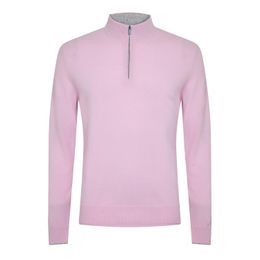 Callaway - Pullover Top f&uuml;r Herren, Rei&szlig;verschluss (Pink)