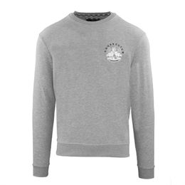 Aquascutum - Sweatshirt f&uuml;r Herren, Rundhalsausschnitt (Grau)