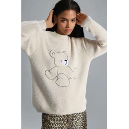 Oversize Teddy-B&auml;r Pl&uuml;schpullover