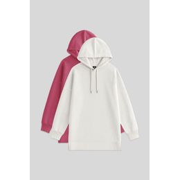 &Uuml;bergr&ouml;&szlig;iger Kapuzenpullover mit Tasche