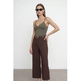 Spitzen V-Ausschnitt &Auml;rmellose Cami Bluse
