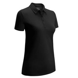 Callaway - Poloshirt f&uuml;r Damen, Polyester, kurz&auml;rmlig (Kaviar)